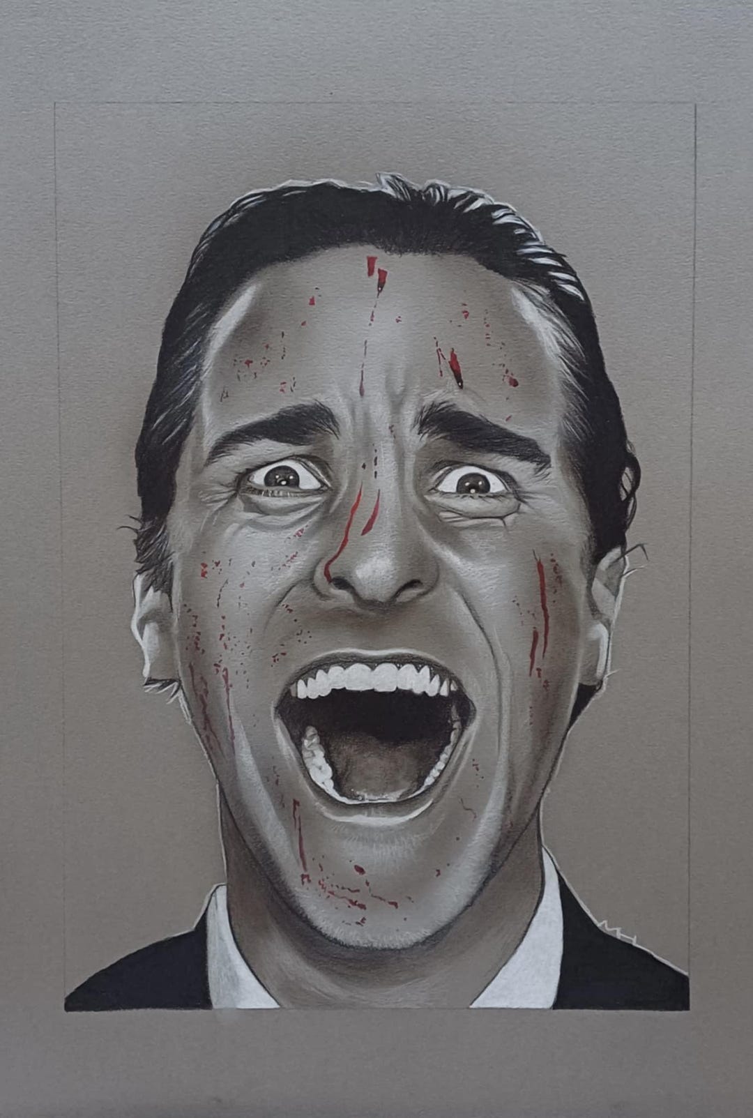 Original Christian Bale as Patrick Bateman From American Psycho Hand ...