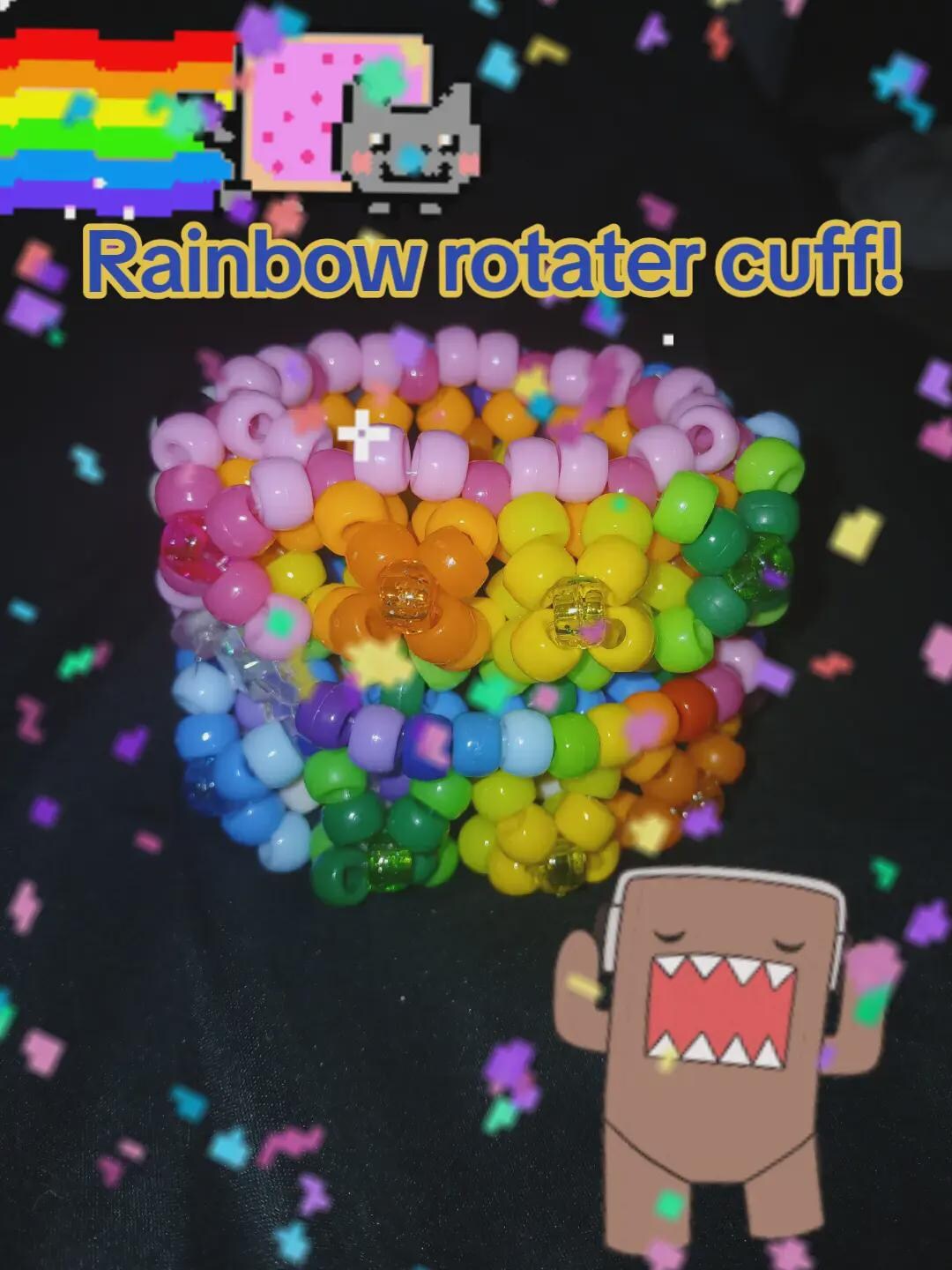 Rainbow Kandi Cuff Mini Rotater - Etsy