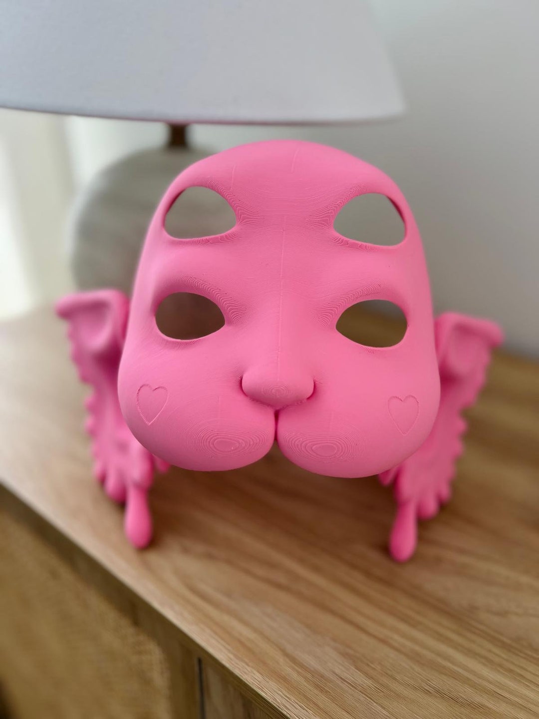 Melanie Martinez Mask With Hearts - Etsy UK