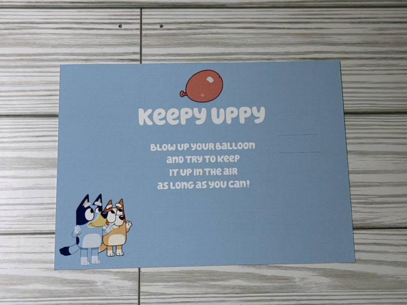 Keepy Uppy - Bluey Party Favor - Etsy