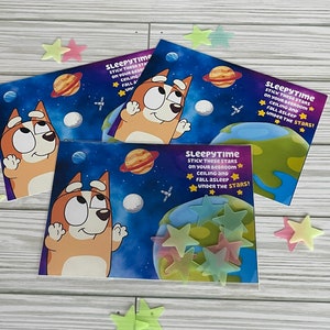 Sleepytime Stars Bluey Party Favor - Etsy