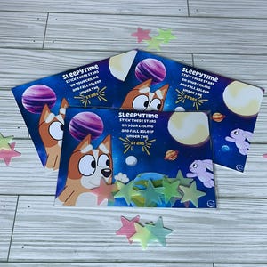 Sleepytime Stars - Bluey Party Favor - Etsy