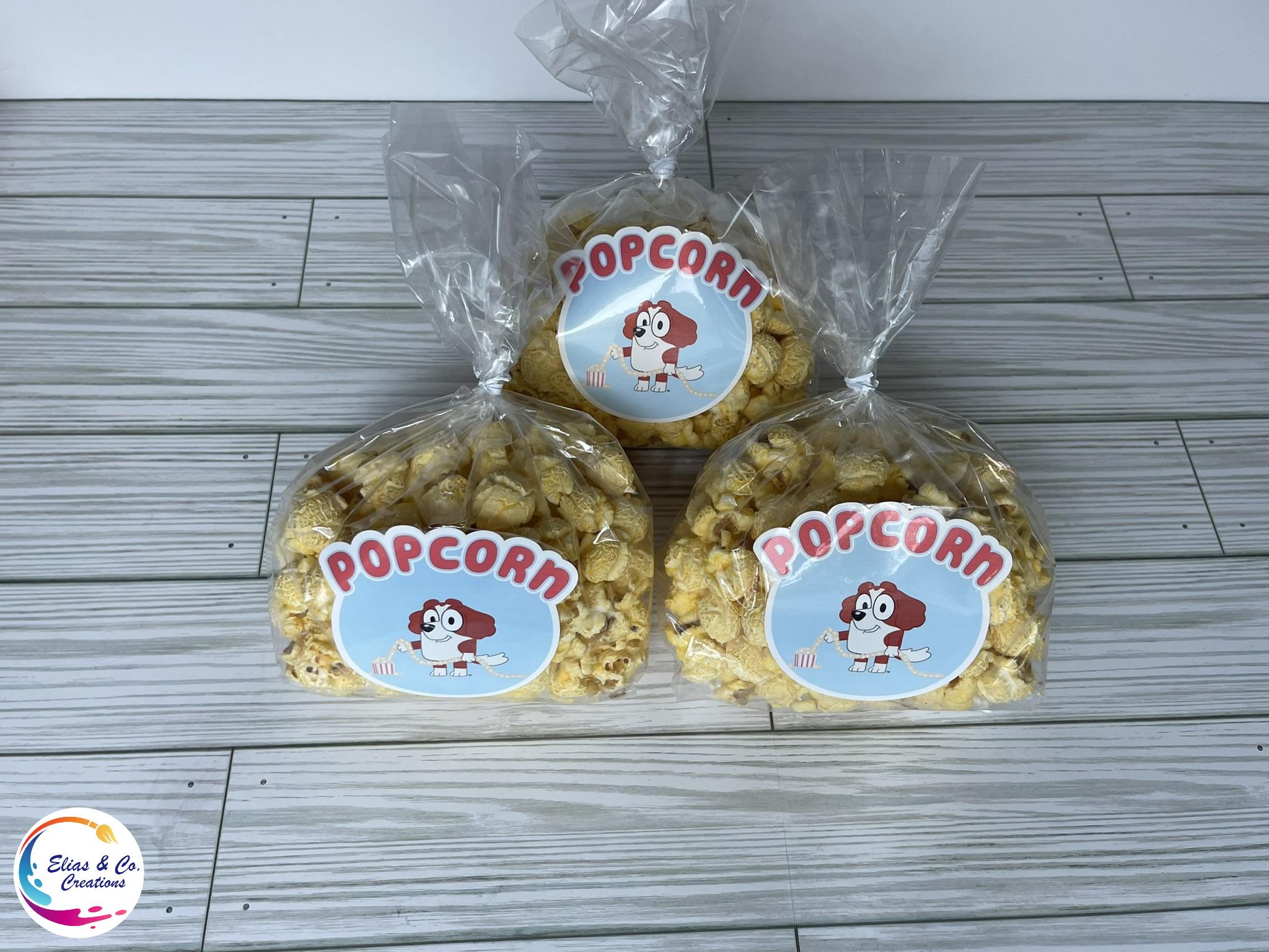 Honey’s Popcorn Treat Bags – Bluey Themed Party Favors - Etsy