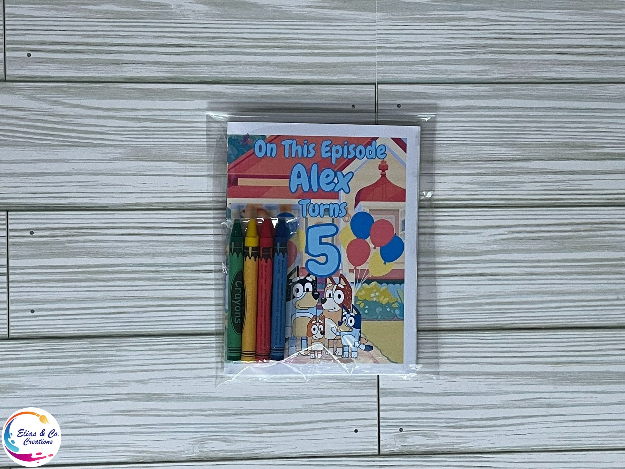 Bluey Personalized Coloring Book – Fun Custom Gift for Kids Birthday ...