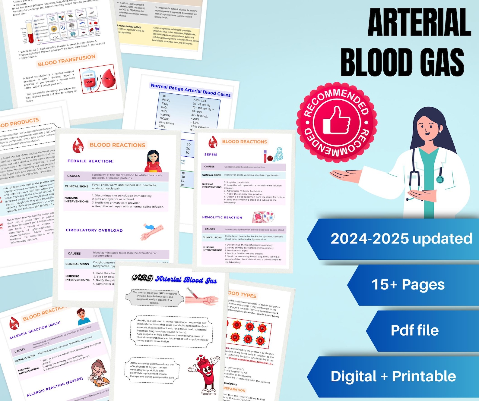 Arterial Blood Gases | ABG Interpretation | Acid-base Balance | Nursing ...