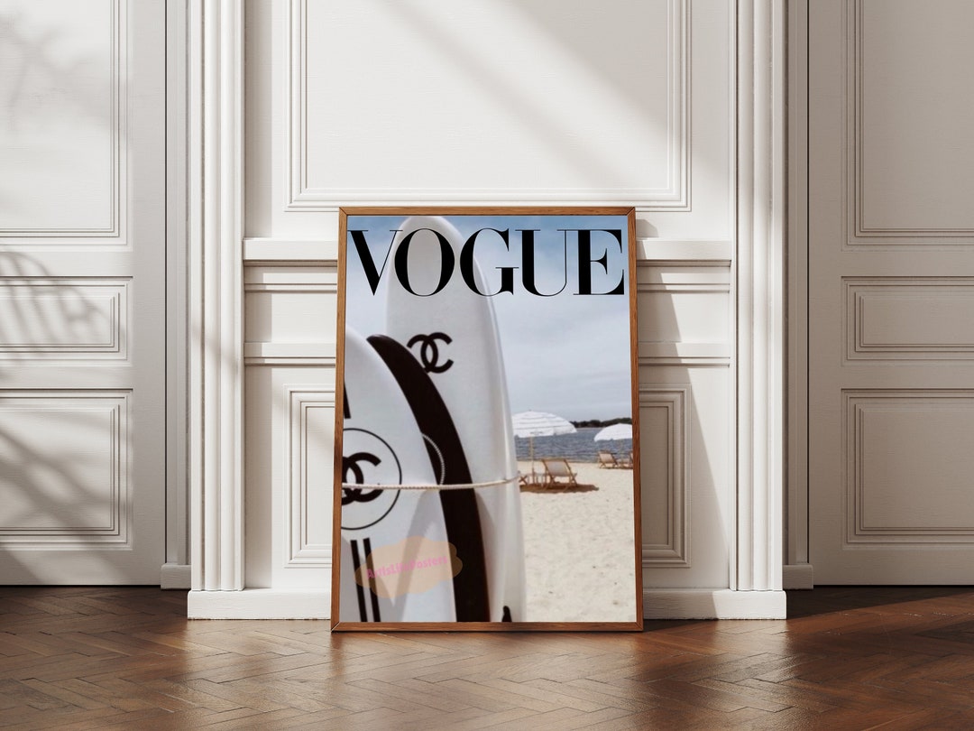 VOGUE Wall Art Print Fashion Magazine Vintage Poster Retro Designer ...