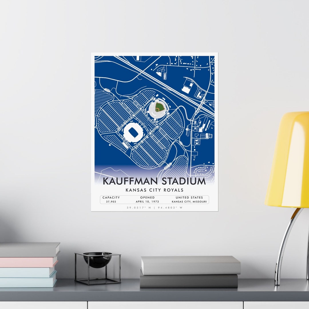 Kansas City Royals Stadium Map Kauffman Stadium Map & Ballpark Seating ...