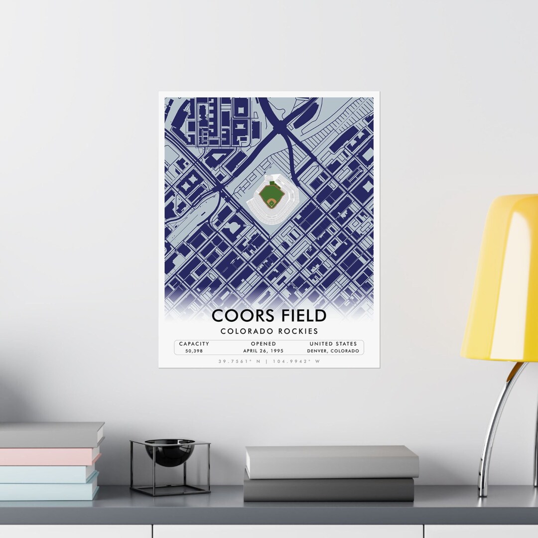 Colorado Rockies Stadium Map Coors Field Map & Ballpark Seating Chart ...