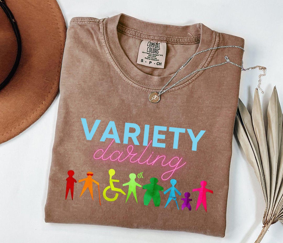 Variety Darling, Disability Pride Shirt, Comfort Colors, Body ...