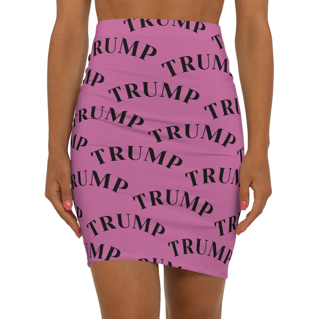 Donald Trump Pink Skirt, Political Pencil Skirt, Conservative Apparel ...