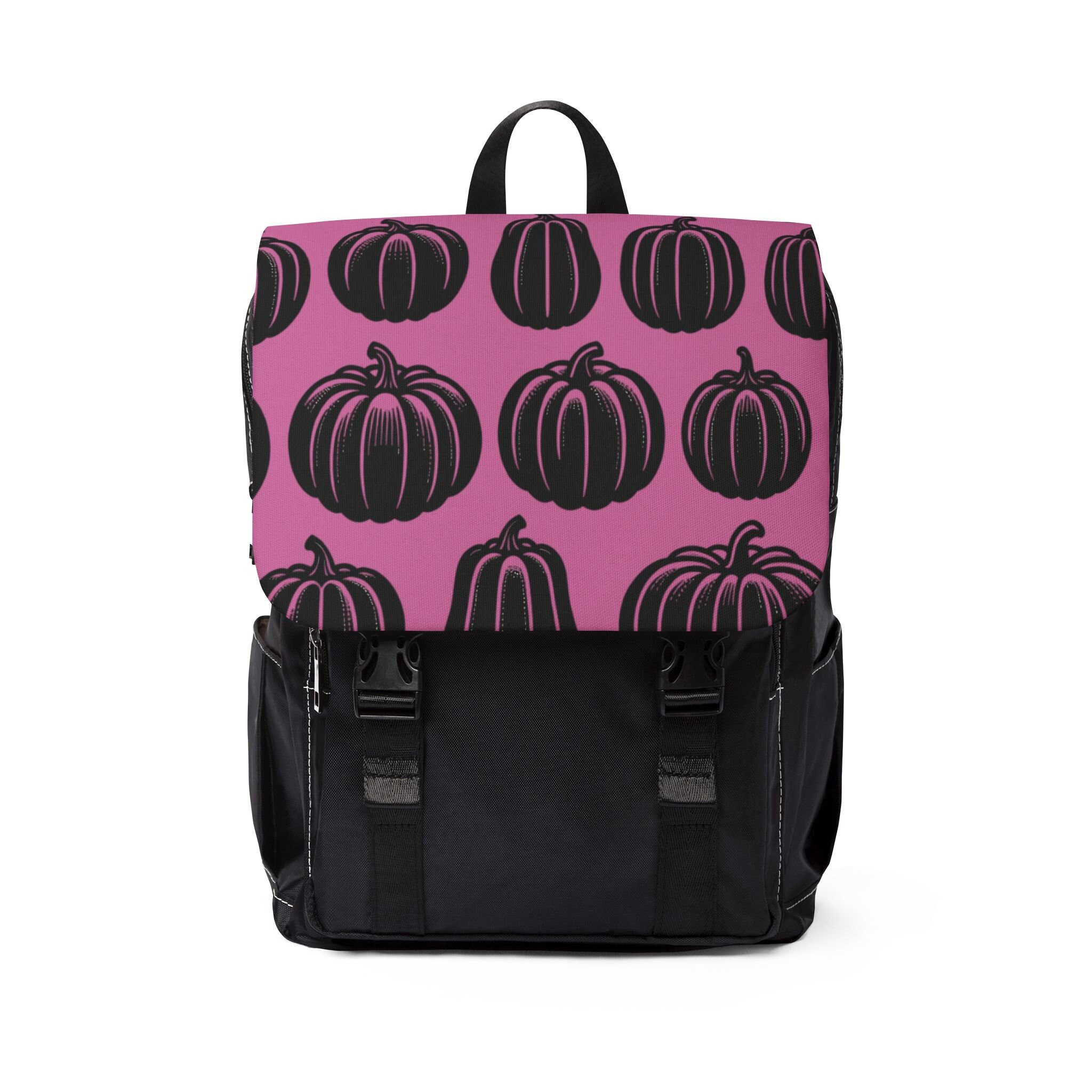 Halloween Bag, Small Pink Pumpkin Backpack, Pinkaween, Festive ...