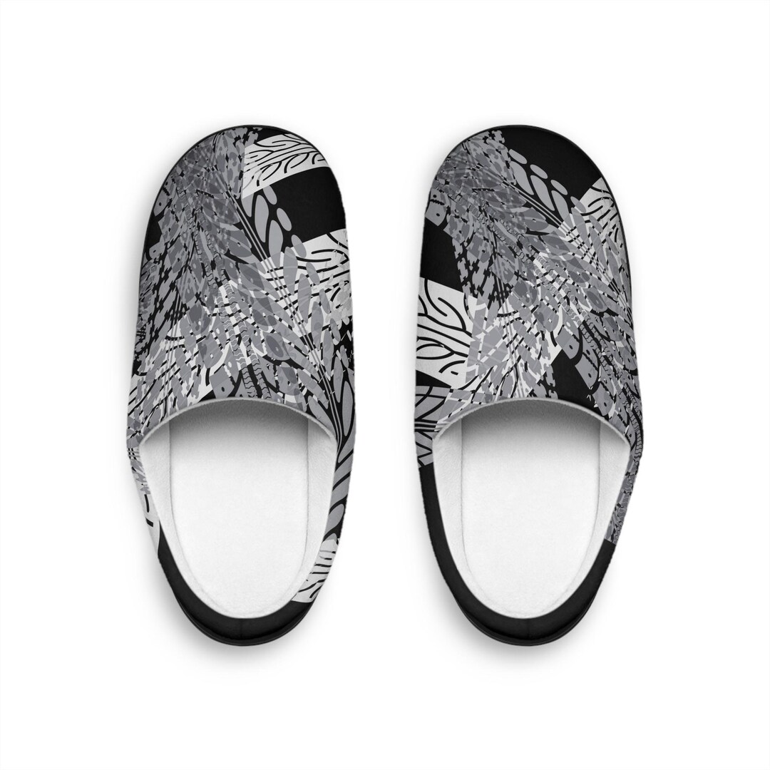 Black Tire Marks Teen Boy Slippers, Dirt Bike Slippers, Christmas Gift ...