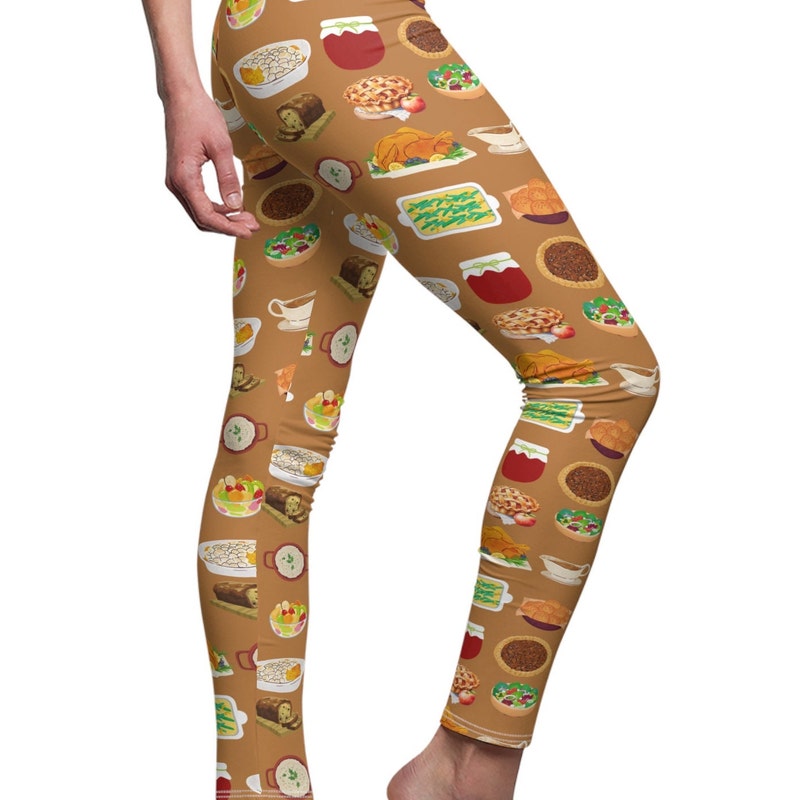 Thanksgiving Leggings - Etsy