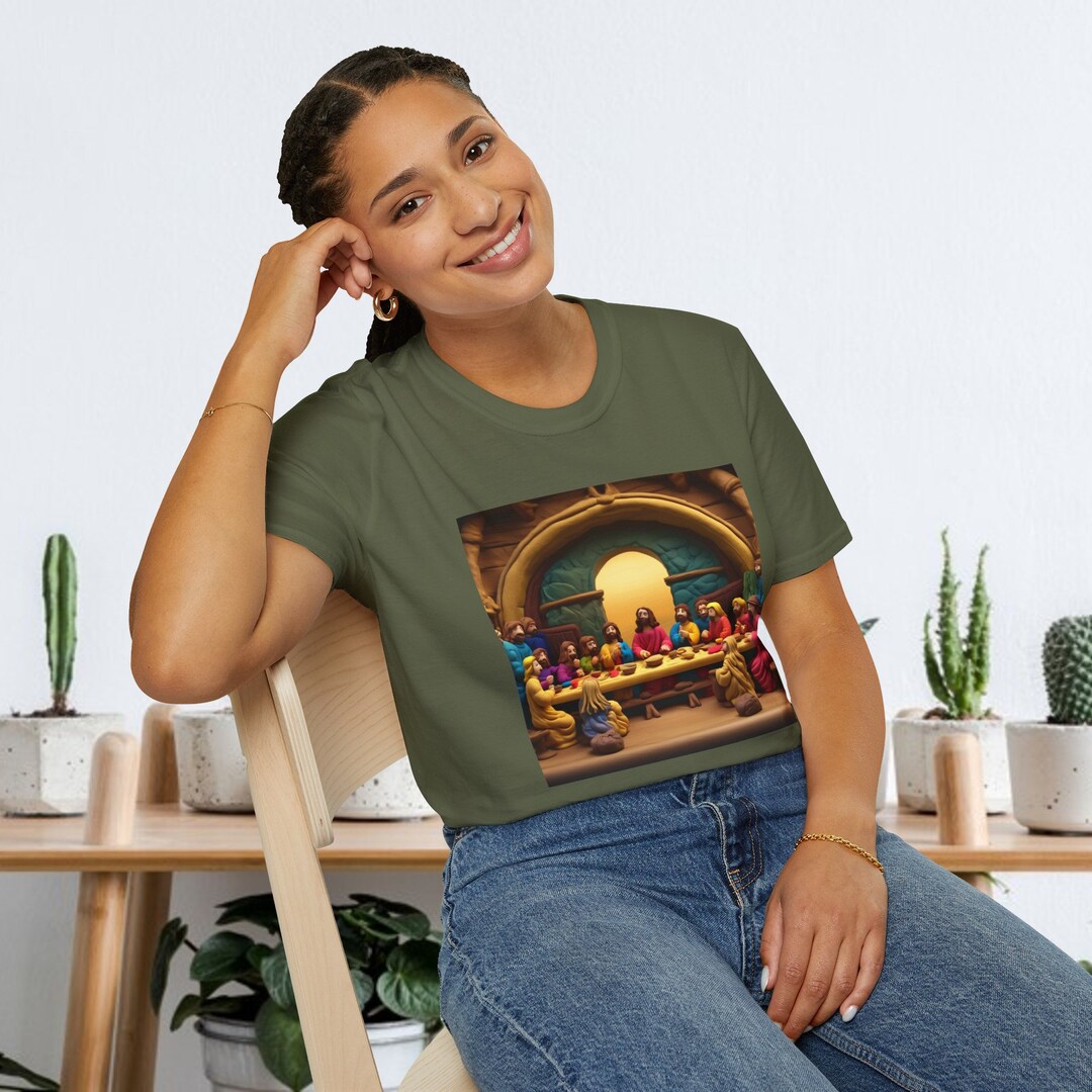Unisex T-shirt, Da Vinci Original Clay Tee, Cotton Shirt, Vintage Shirt ...