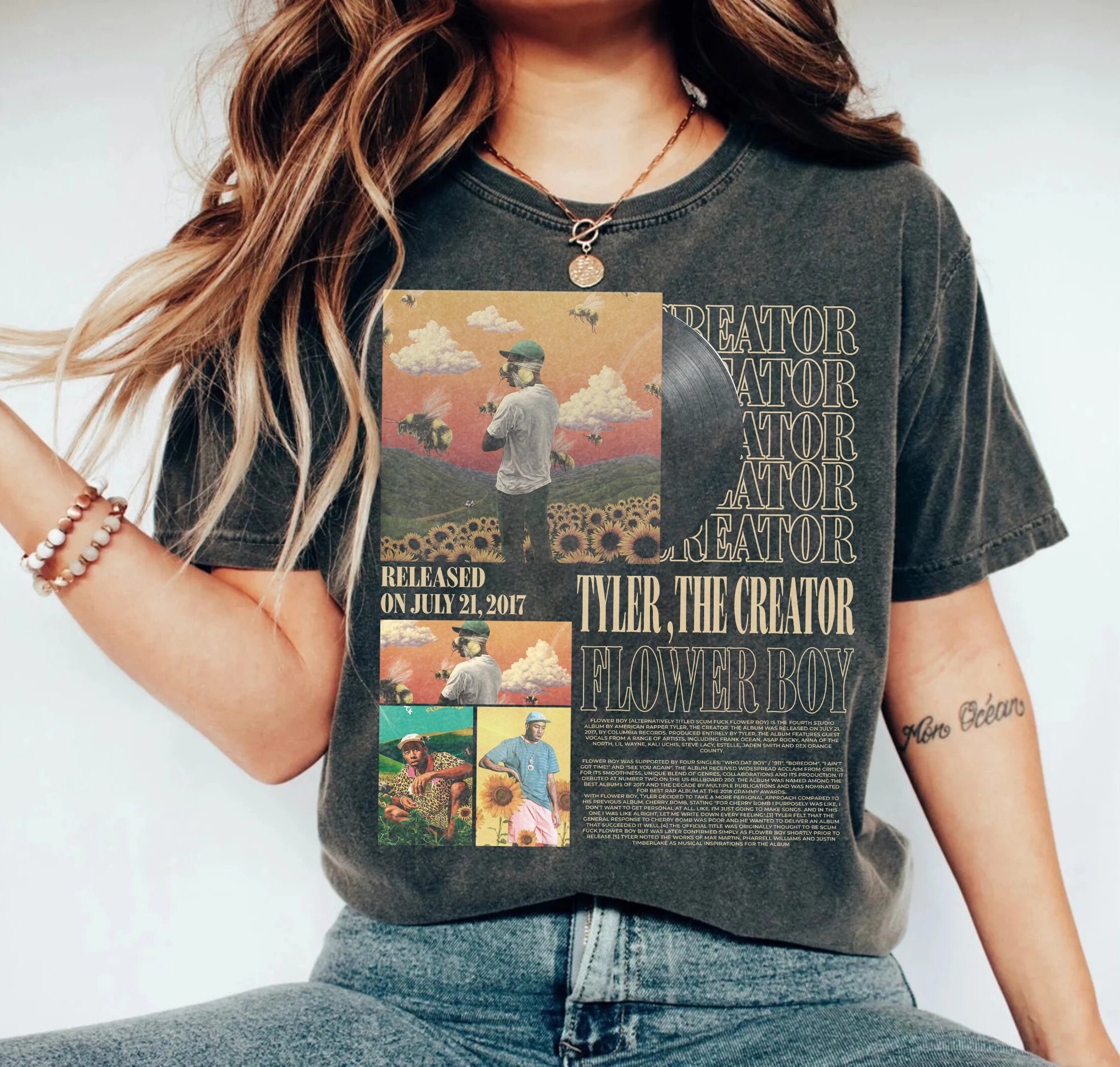 Vintage Bootleg Tyler the Creator Tee, Rapper Merch, Rap Album Shirt ... Vintage Bootleg Tyler the Creator Tee, Rapper Merch, Rap Album Shirt ...