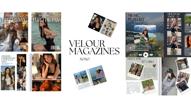 70+ Pages Best Friend Birthday Magazine Template | Giftable Editable ...