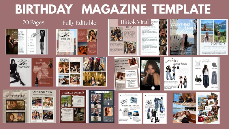 70+ Pages Best Friend Birthday Magasine Template, Best Friend Birthday ...