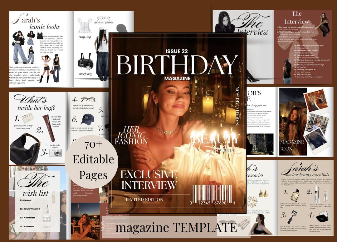 70+ Pages Best Friend Birthday Magasine Template, Best Friend Birthday ...