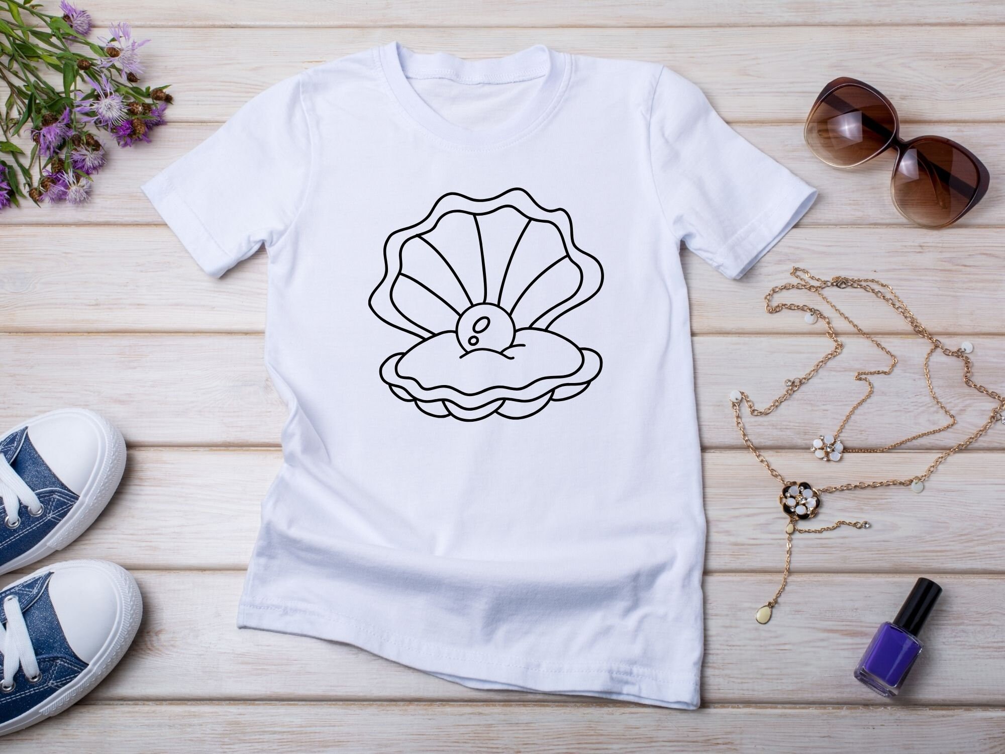 High Quality Sea Shell SVG Bundle, Sea Shell Dxf, Sea Shell Png, Sea ...