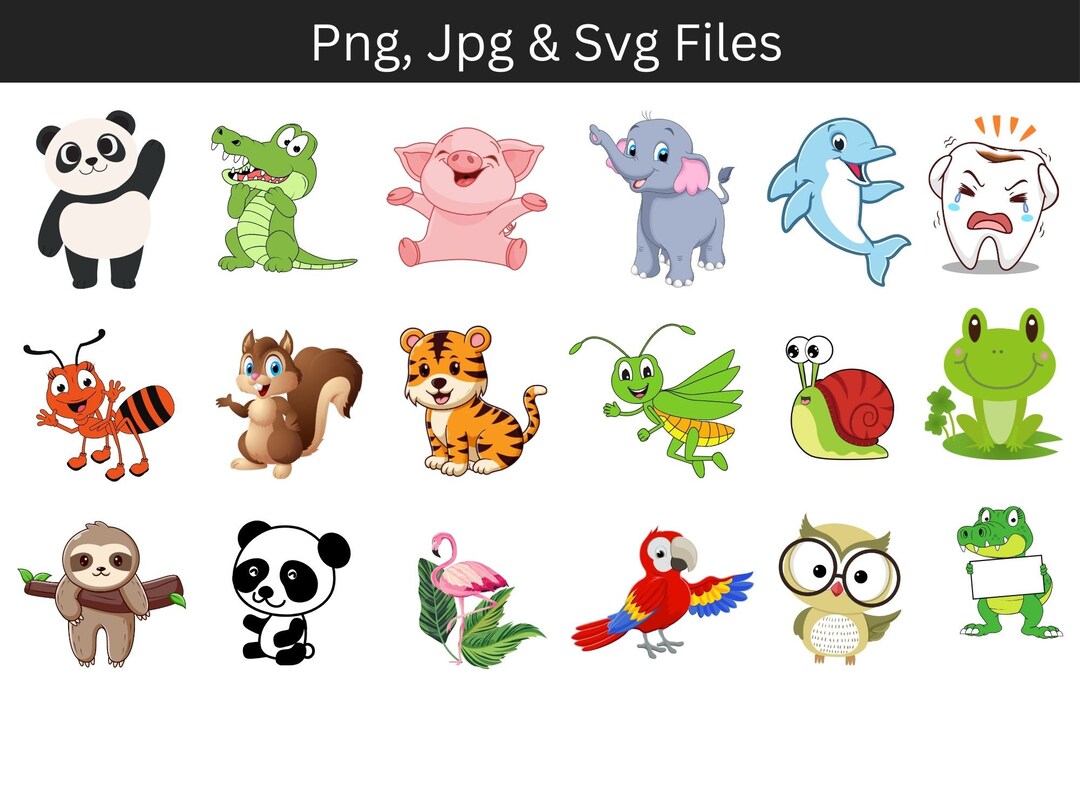 Cute Baby Animals, Safari Baby Shower,nursery Decor,digital Download ...