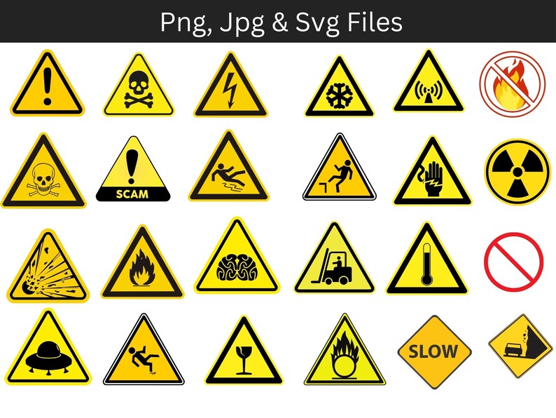 Traffic Signs Svg Bundle, Custom Crossing Sign Svg, Highway Traffic ...