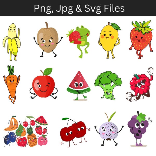 Vegetable Clip Art - Etsy