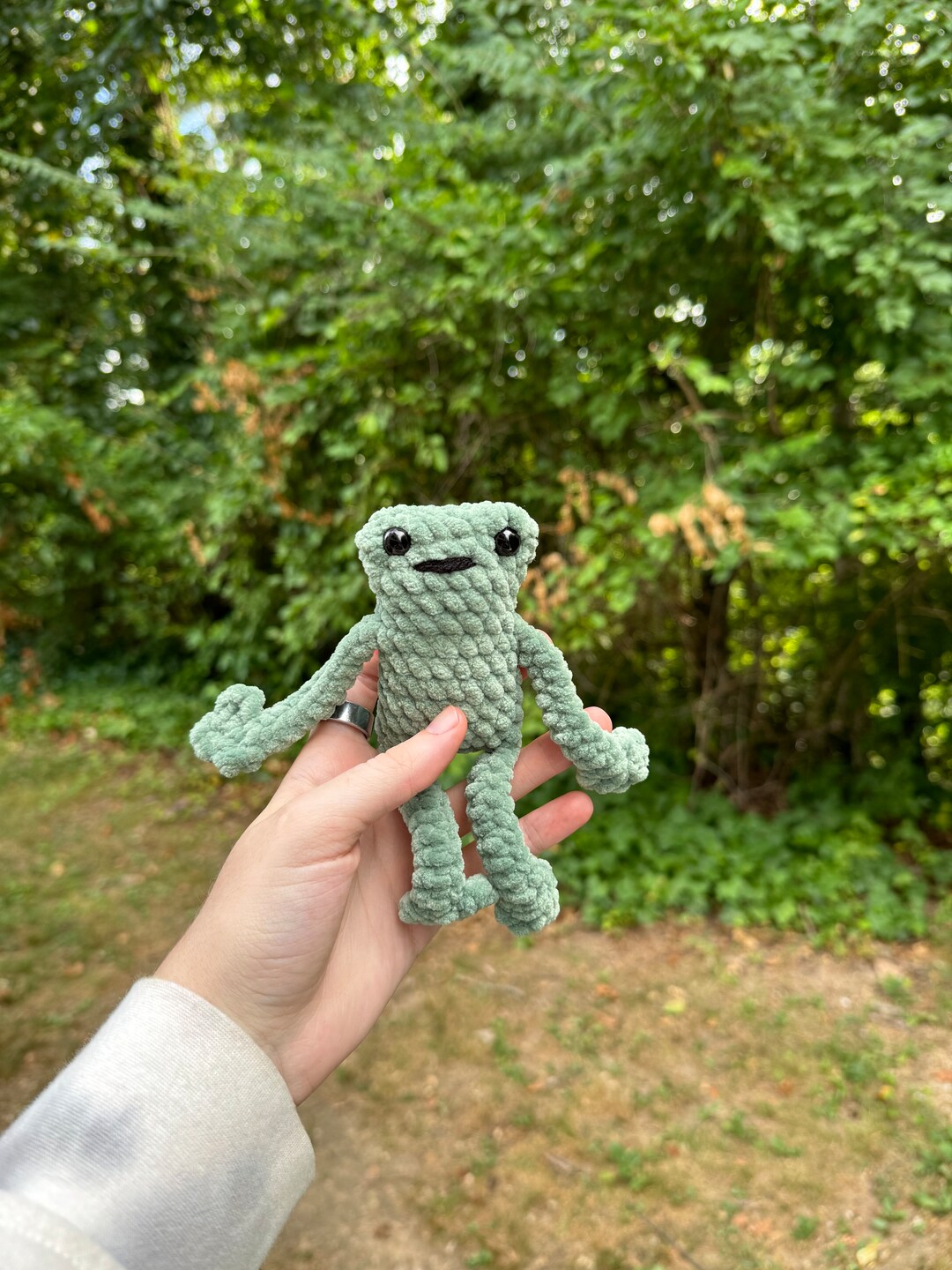 Handmade Leggy Frog Crochet Plushie Stuffed Animal Toy - Etsy