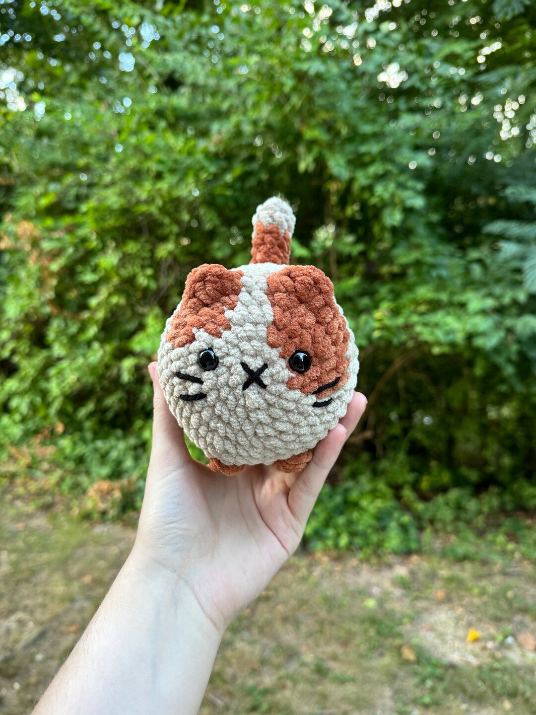 Handmade Loaf Cat Crochet Plushie Stuffed Animal Toy - Etsy