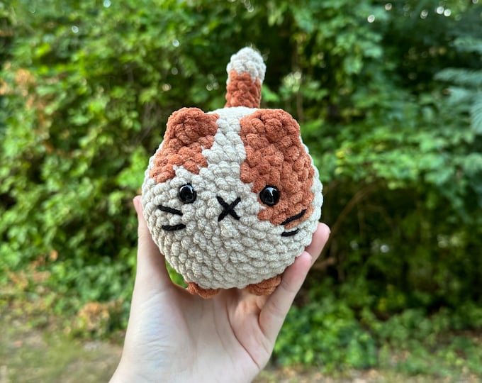 Handmade Loaf Cat Crochet Plushie Stuffed Animal Toy - Etsy