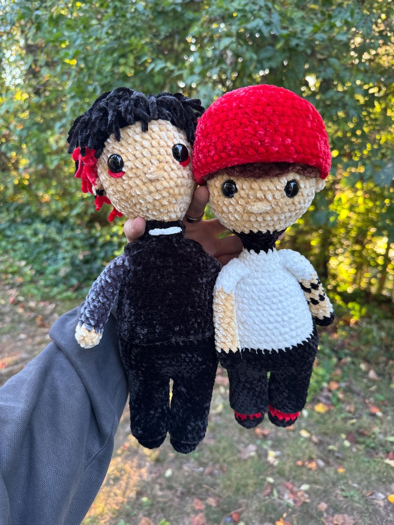 Twenty One Pilots Josh Dun and Tyler Joseph Handmade Crochet Doll Plush ...