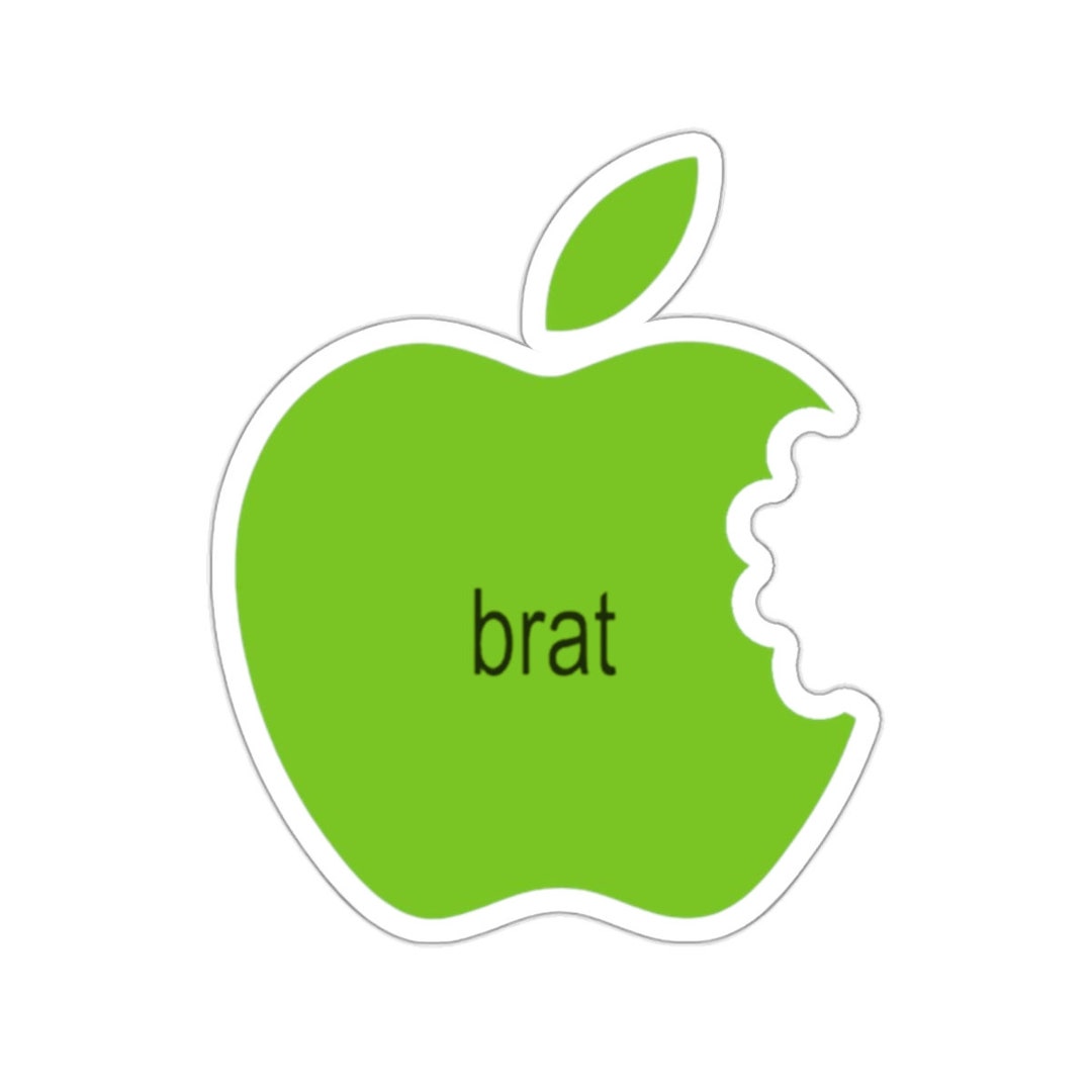 Apple Brat - Charli XCX Sticker| Music & Stickers - Etsy