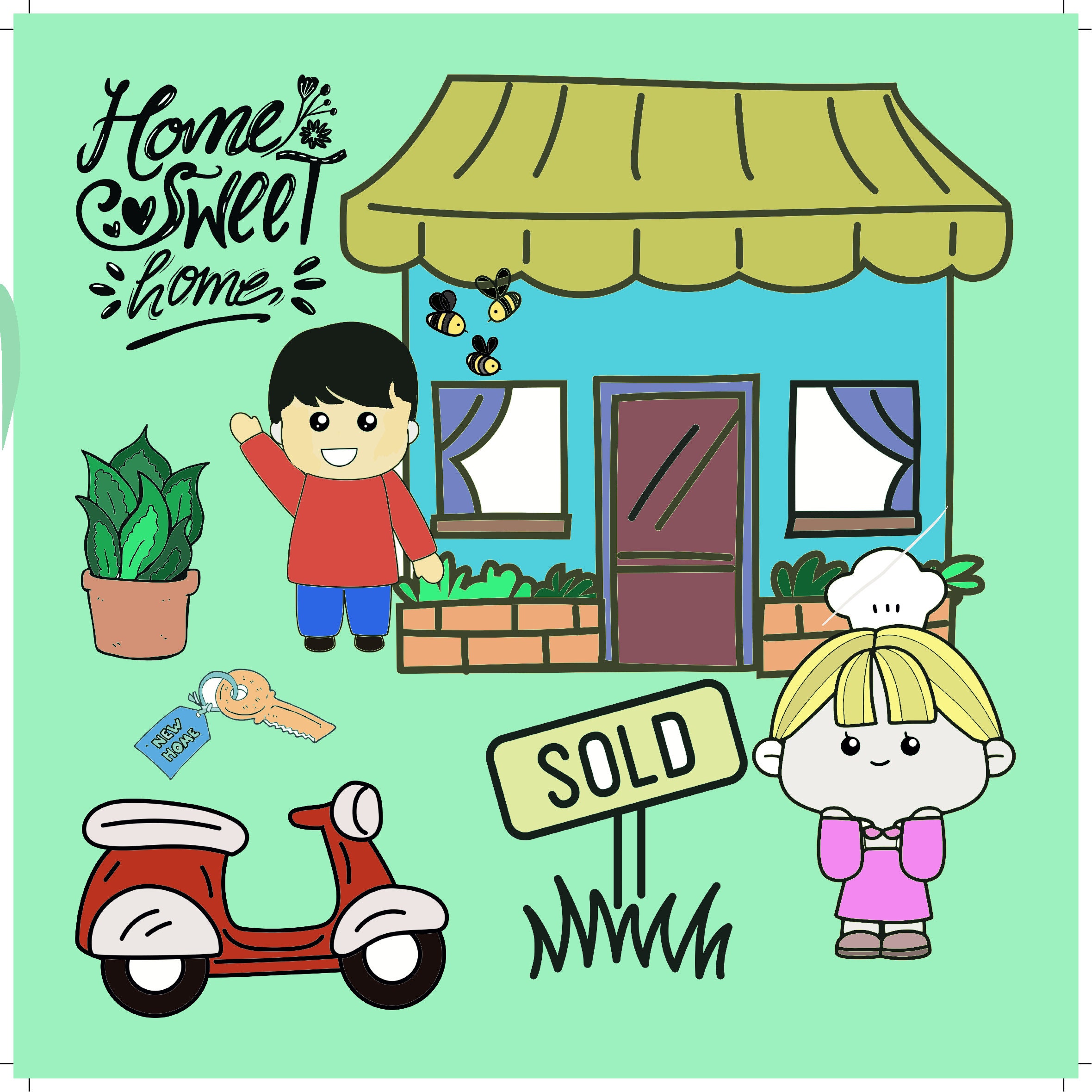 Home Sweet Home Cozy Coloring Pages Everything From a House 13 Pdf ...