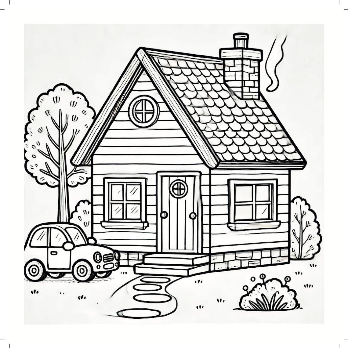 Home Sweet Home Cozy Coloring Pages Everything From a House 13 Pdf ...