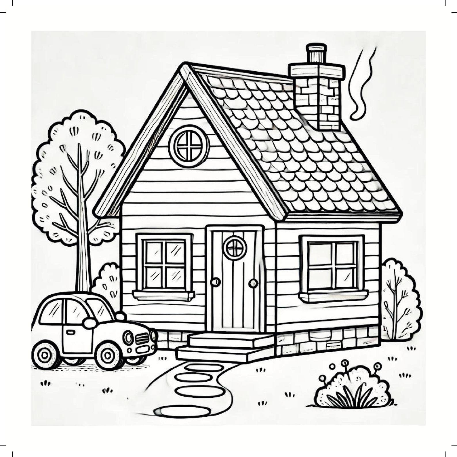 Home Sweet Home Cozy Coloring Pages Everything From a House 13 Pdf ...