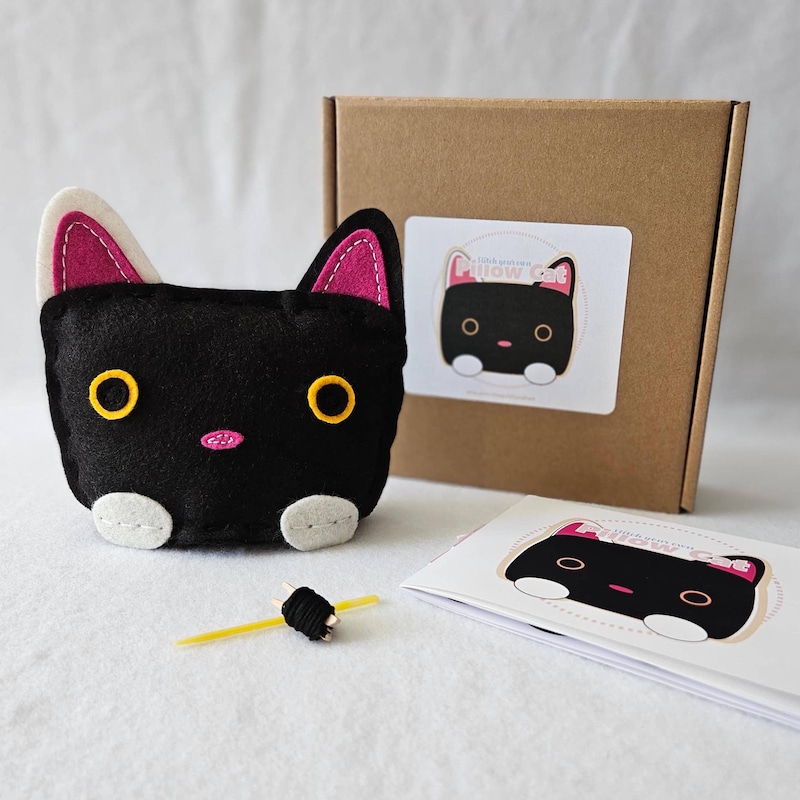 Black Cat Sewing Project Easy - Etsy
