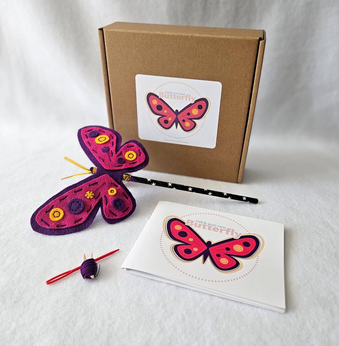 Butterfly Fairy Wand, Kids Sewing Kit, Make Your Own - Etsy