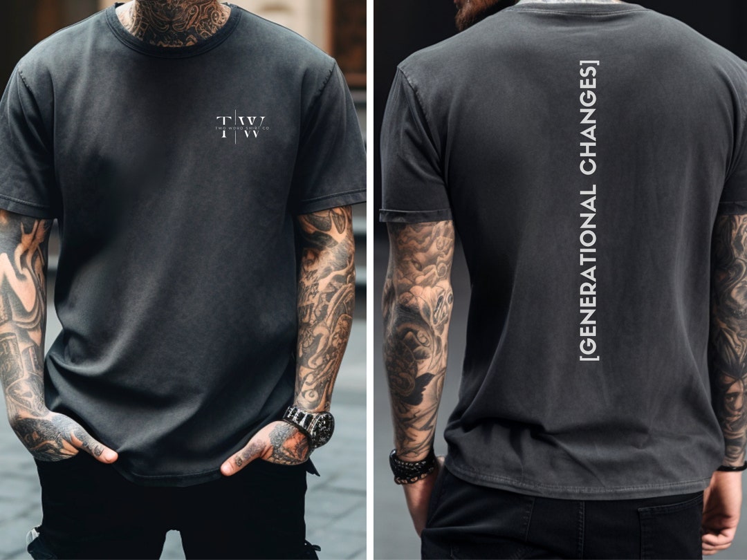 Generational Changes Mens Inspiring and Motivational Shirt. Impactful ...