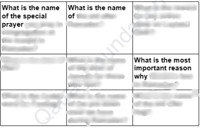 Ramadan Flashcards Game Questions & Answers - Etsy