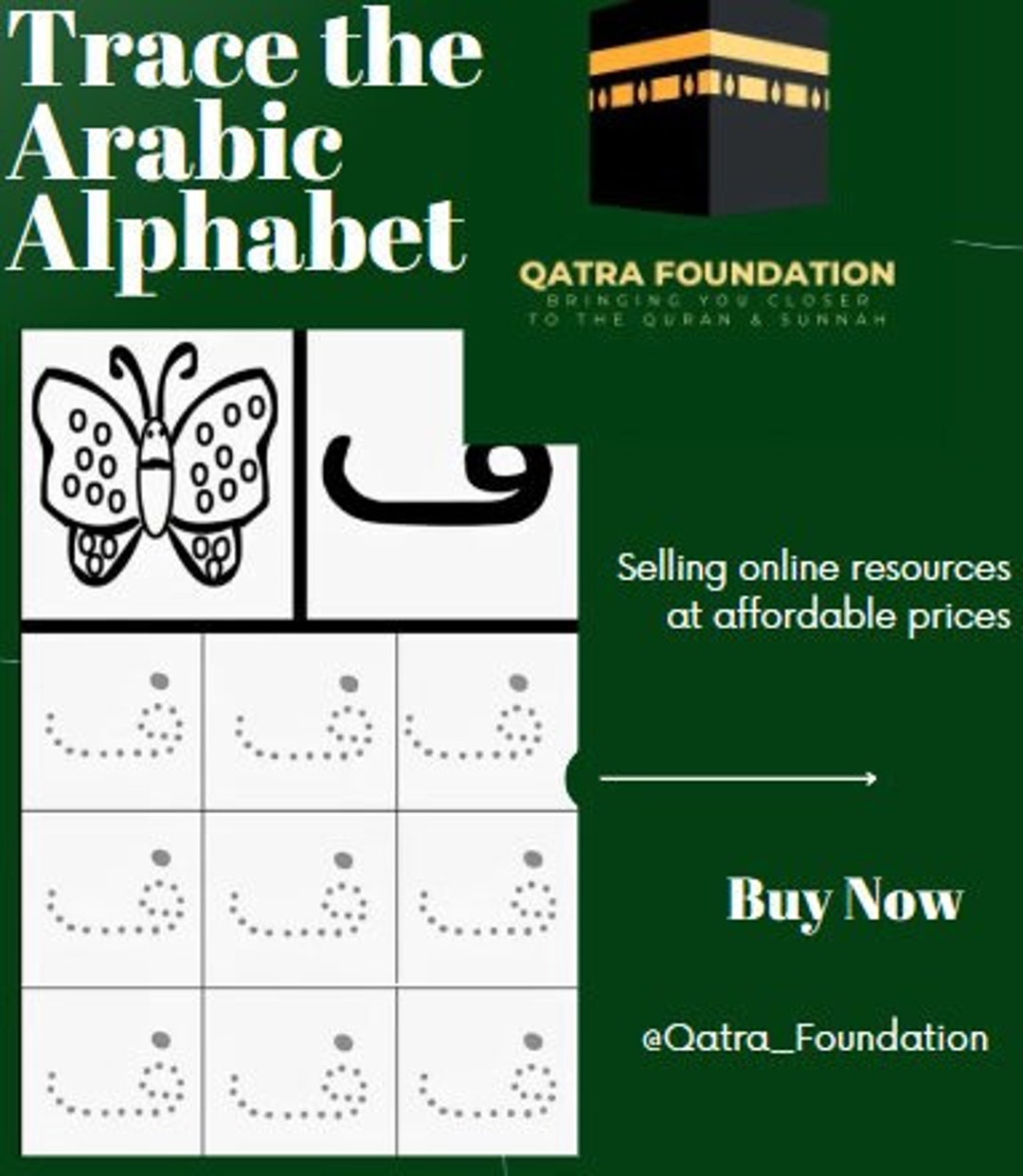 28 Page Arabic Trace the Alphabet Booklet - Etsy