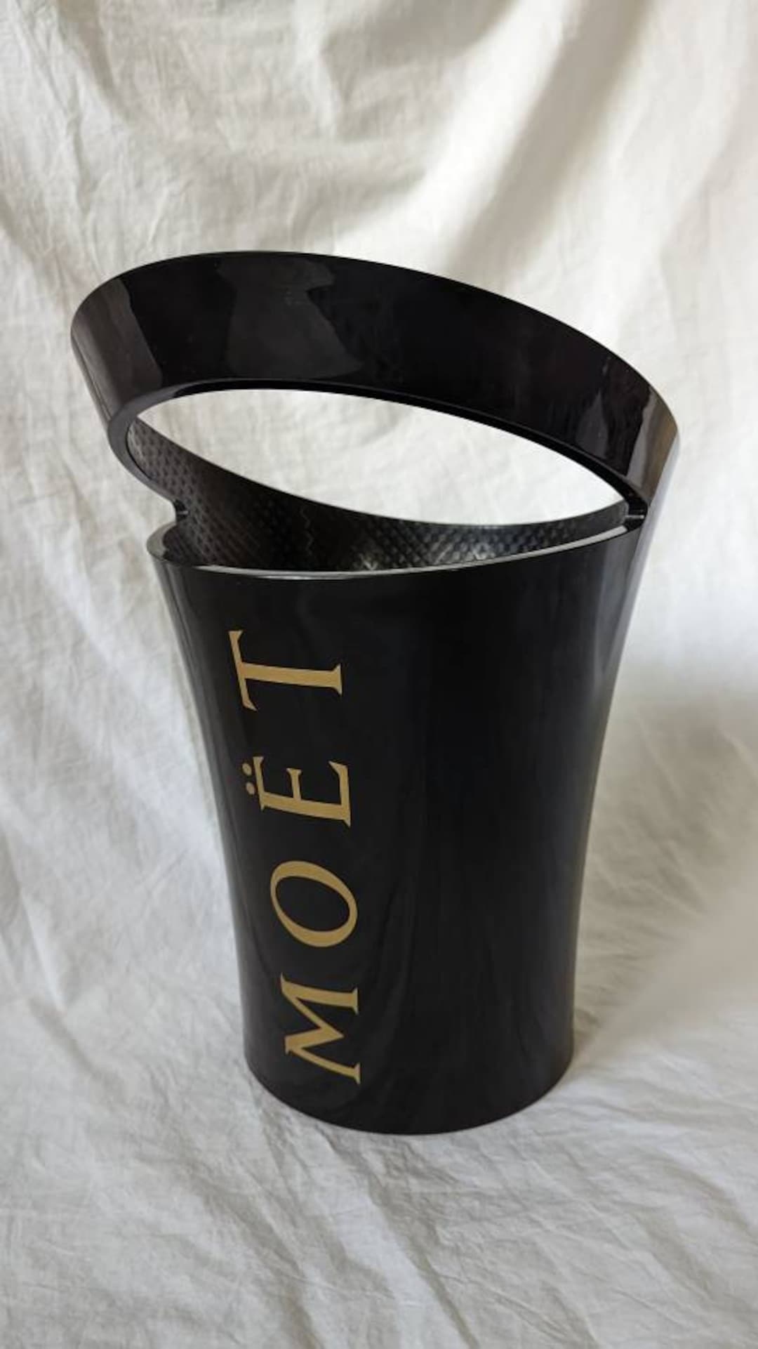 Moët & Chandon Champagne Ice Bucket Black Acrylic - Etsy