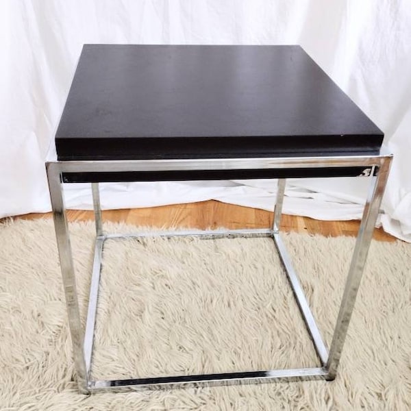 Chrome Side Table - Etsy