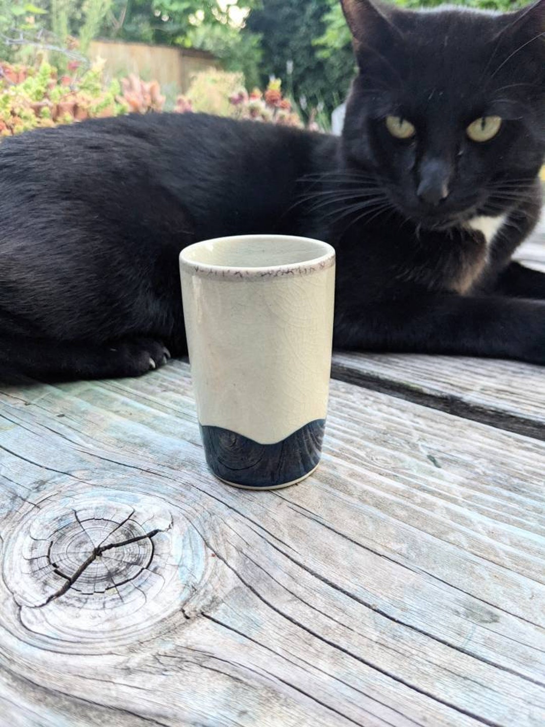 Japanese Navy Blue Base Skinny Cup - Etsy