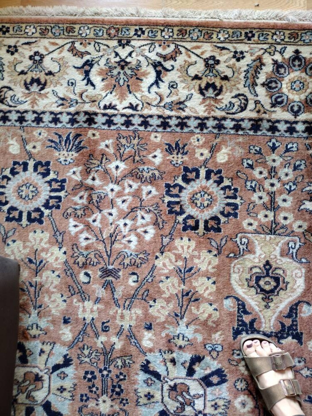 Ivory Sultan Abad Persian Carpet 8 X 11 Fine Antique - Etsy