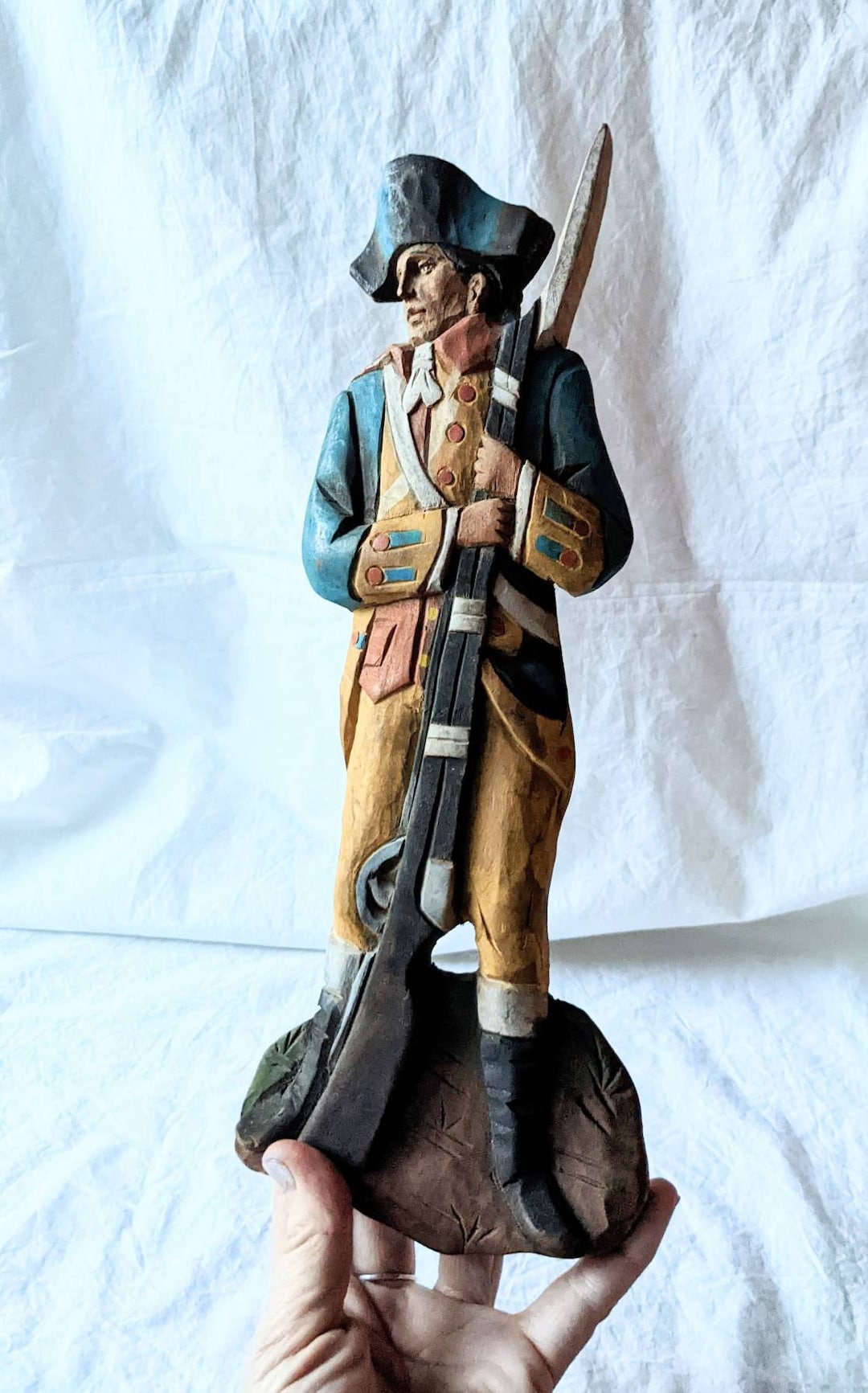 Hand Carved Alexander Hamilton Relief Figurine - Etsy