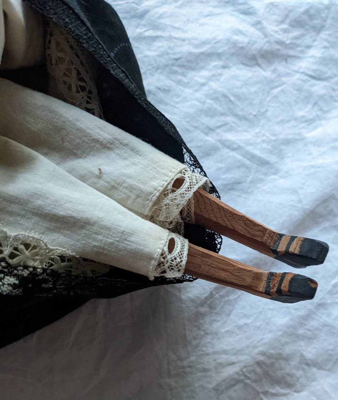 Milliner's Model Rustic Doll Handmade Black - Etsy