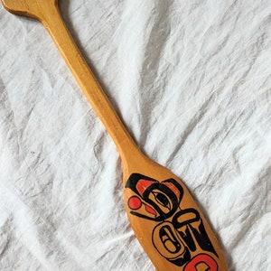 Haida Native Art Paddle Hand Painted Carved 20th Century - Etsy