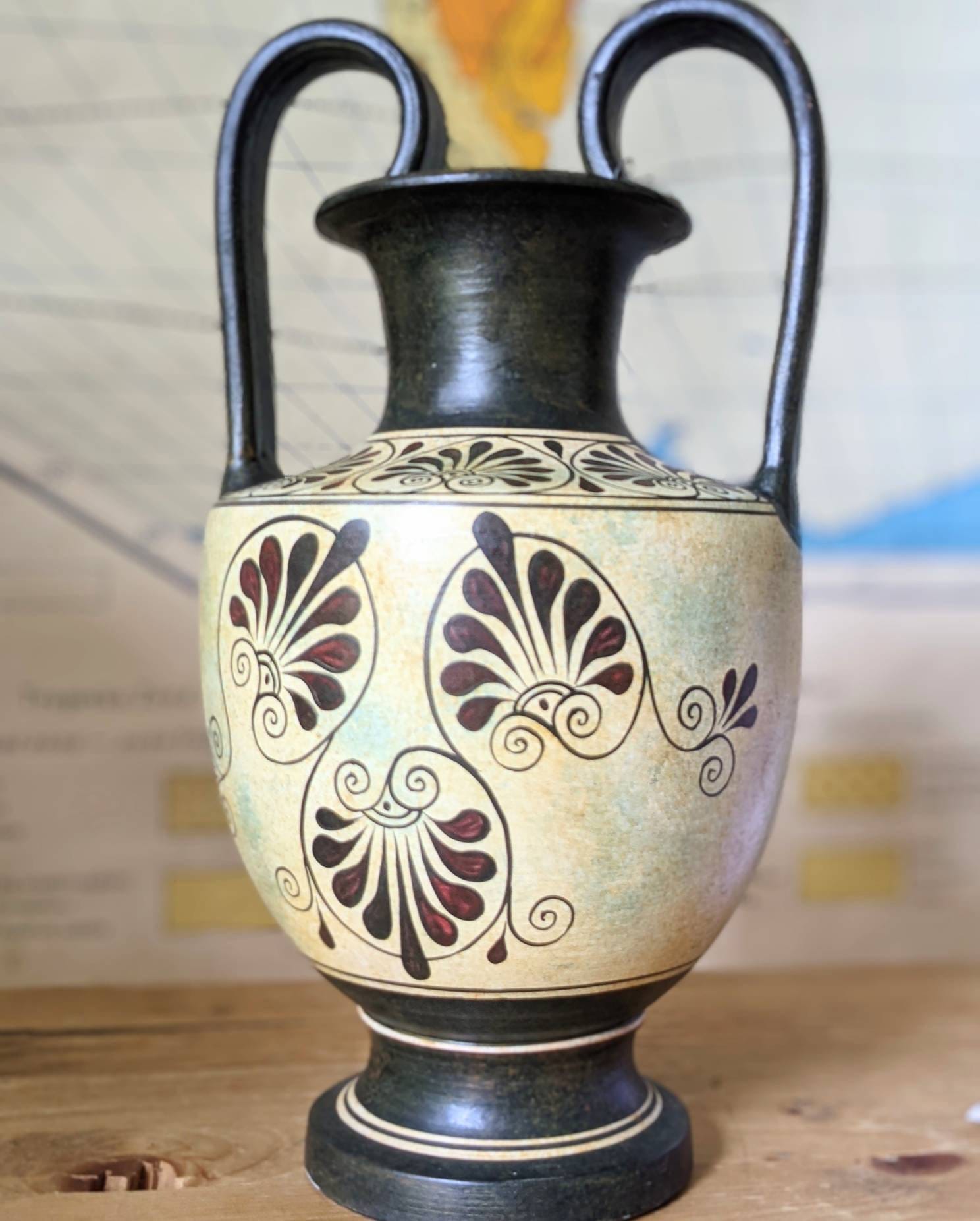 Griechische Amphore Reproduktion Menaden und Satyres Attic - Etsy.de