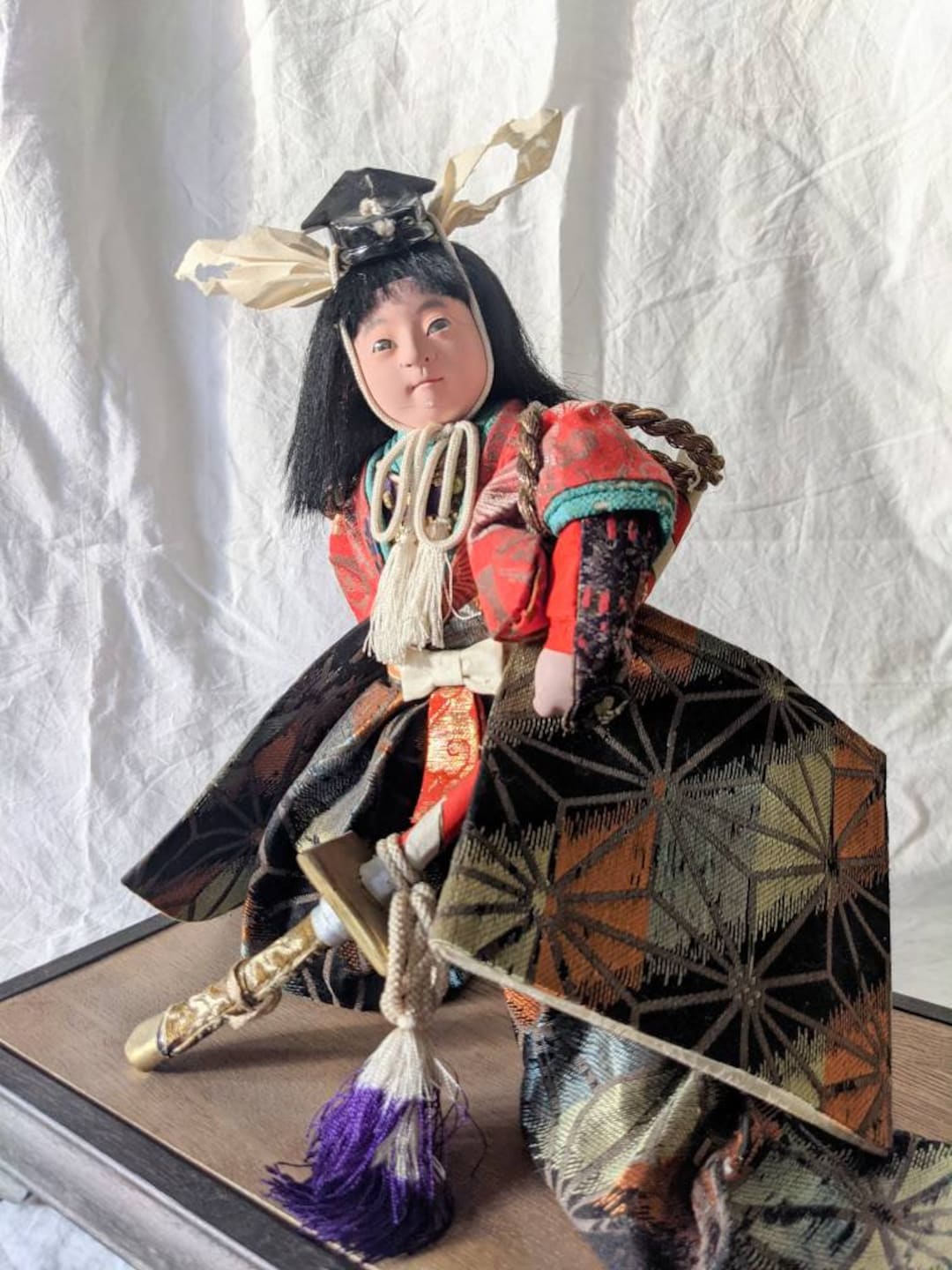 Samurai Doll Figurine Sword 9 Inch - Etsy