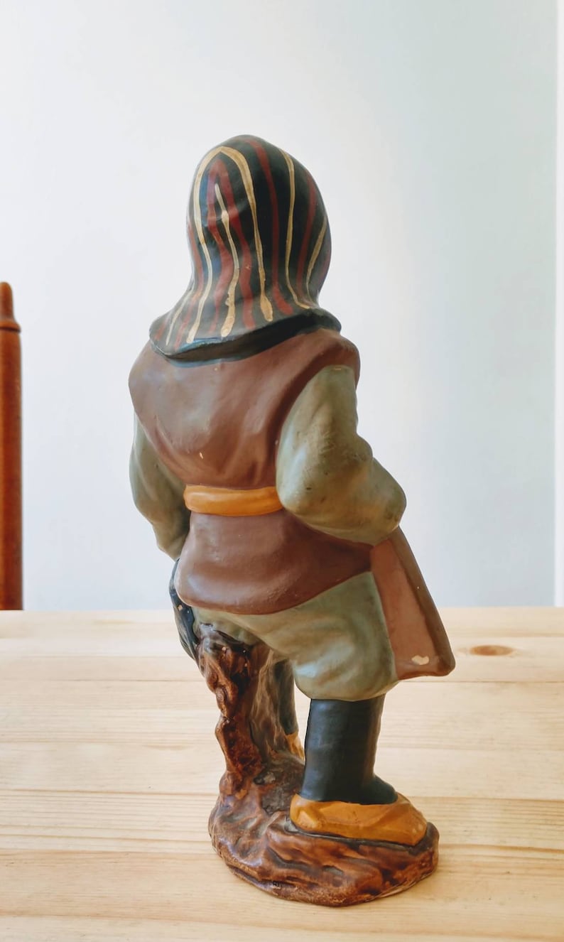 Hakata Urasaki Hunter Japanese Clay Mud Doll Painted Figure - Etsy