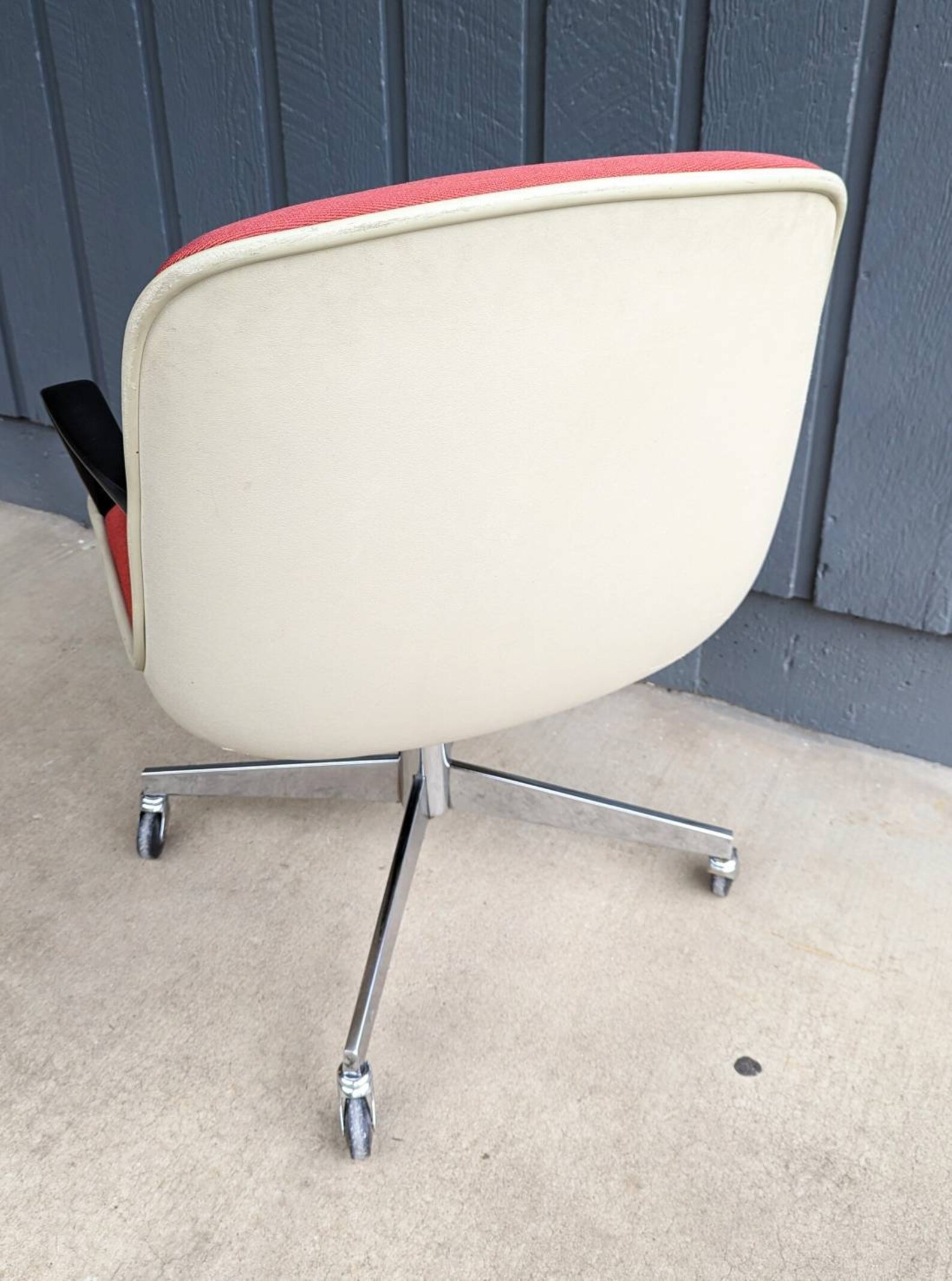 VTG Steelcase Pollock Desk Chair Knoll Red Upholstery Original - Etsy